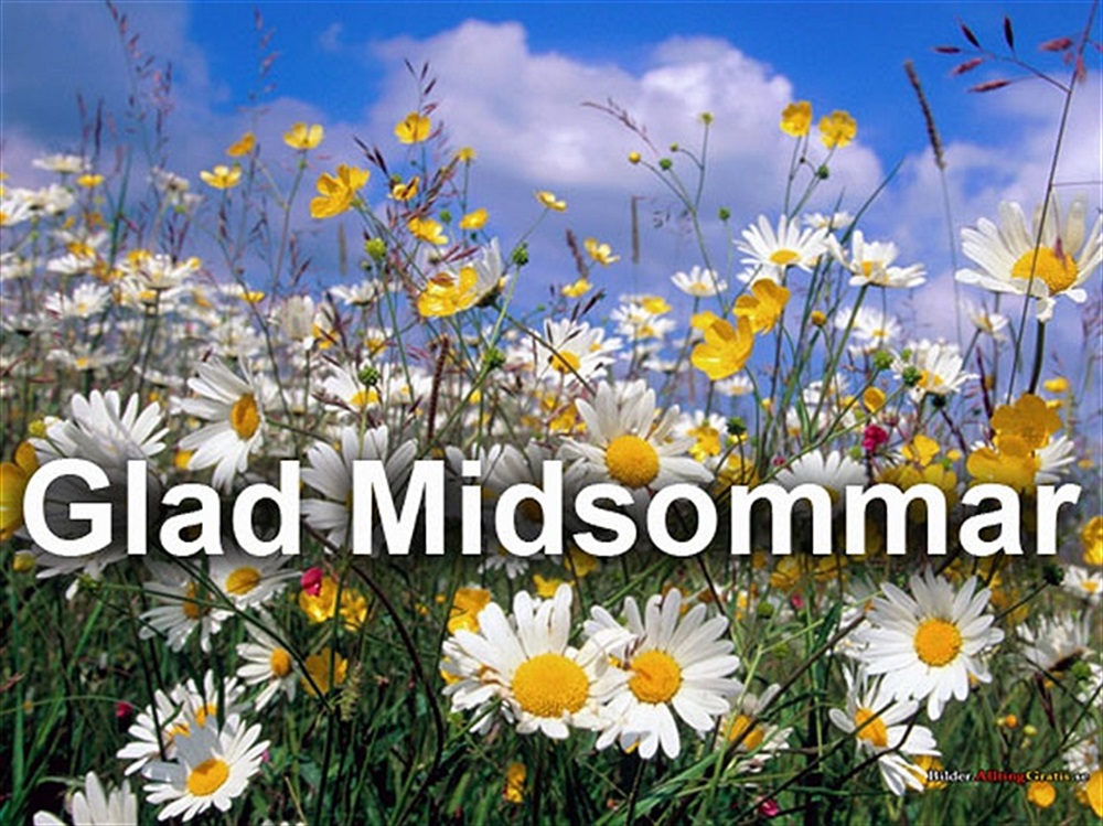 Glad Midsommar önskar Billeberga GIF! / Billeberga GIF