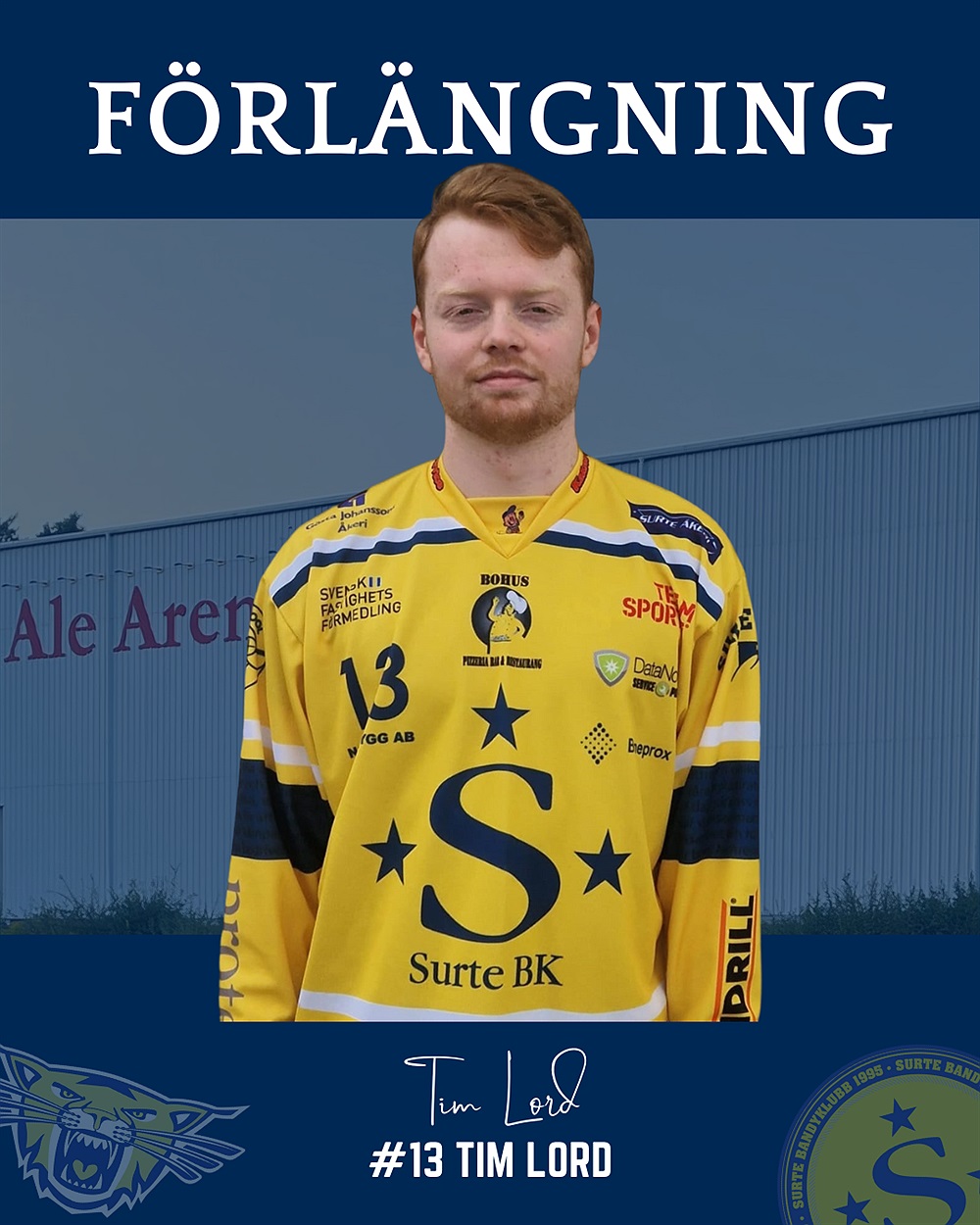 Tim Lord har förlängt med Surte / Surte BK - Surte Herr