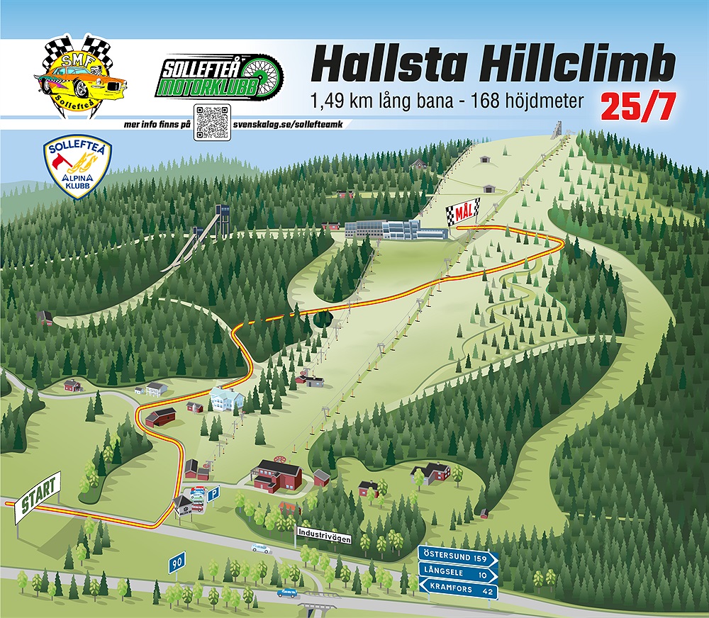 Hallsta Hillclimb 25/7 2026 / Sollefteå MK