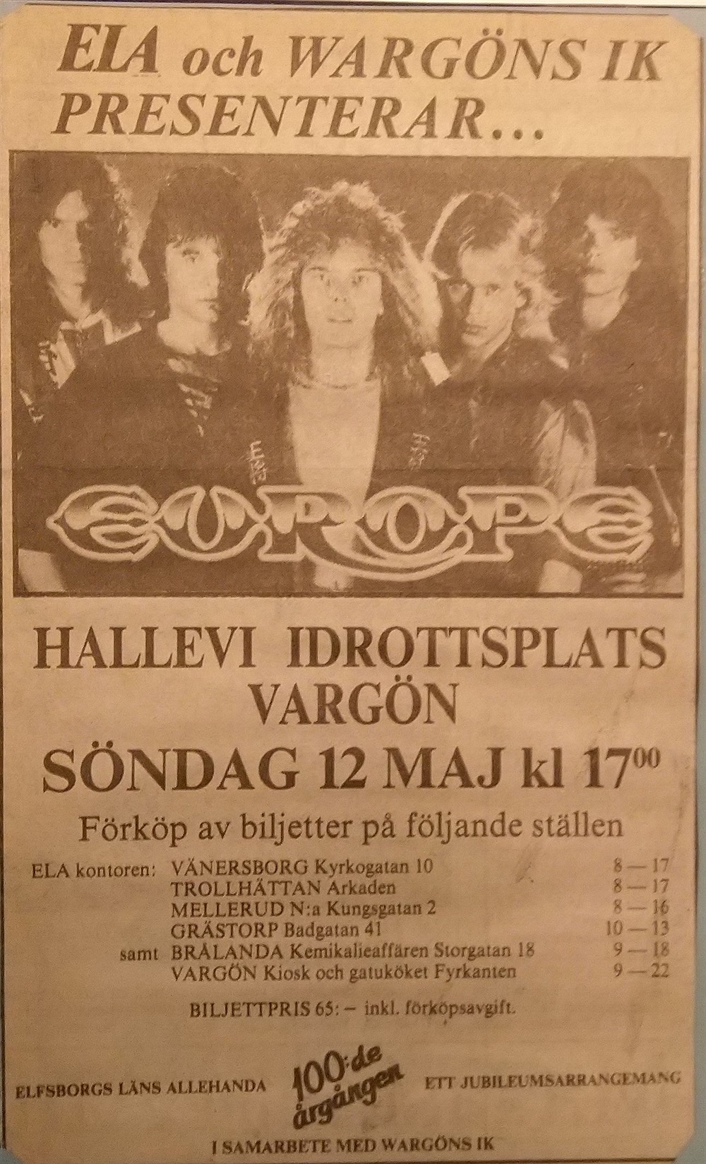 Året var 1985 / Wargöns IK