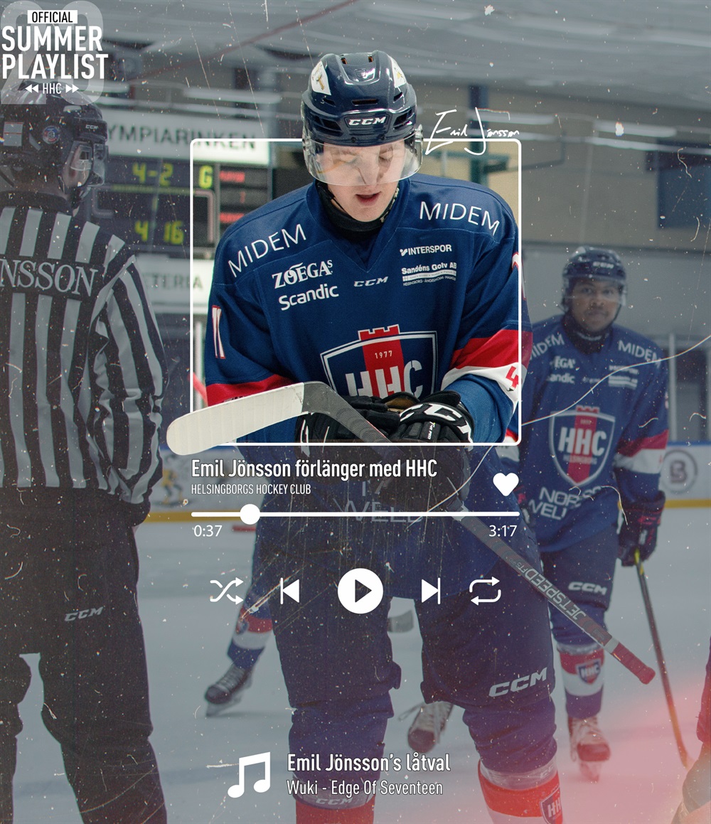 Emil Jönsson skriver nytt kontrakt med Helsingborgs Hockey ...