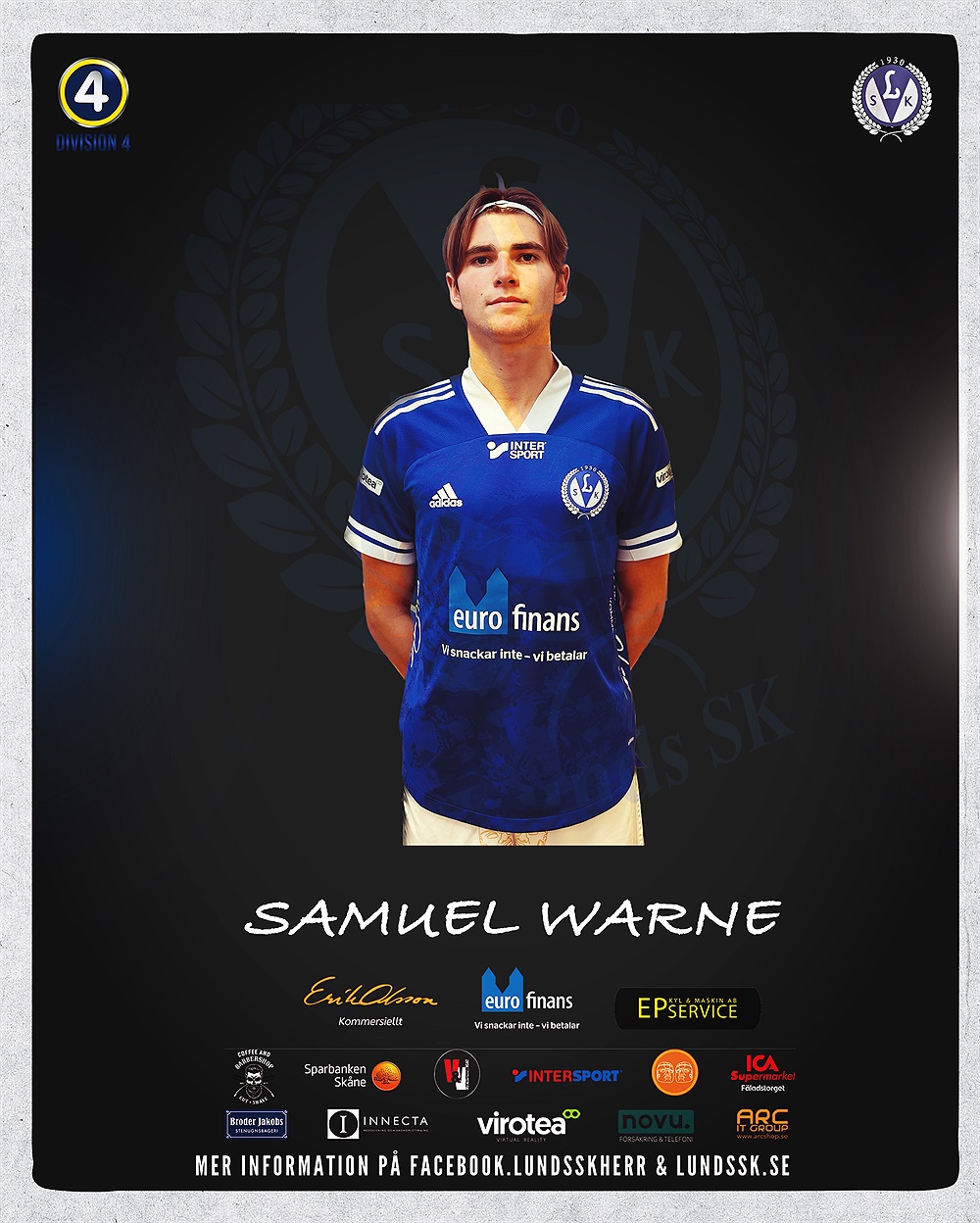 Intervju med Samuel Warne / Lunds Sportklubb - Herr