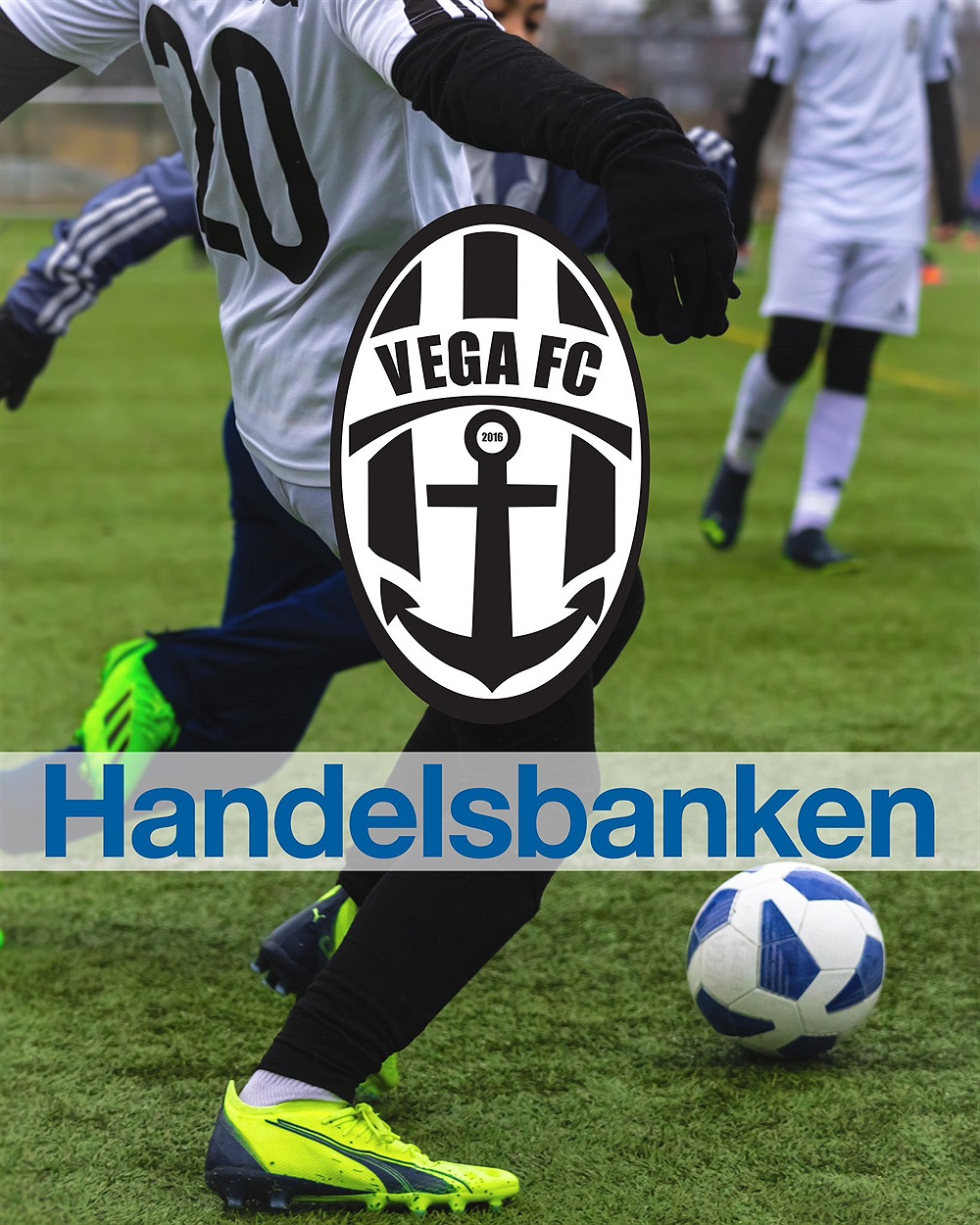 Handelsbanken Haninge blir ny huvudsponsor för Vega FC / Vega FC