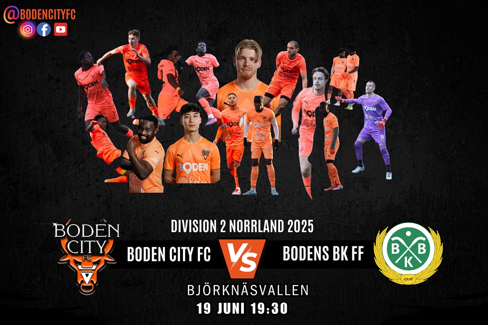 Boden-derby på Björknäsvallen! / Boden City FC - A-laget