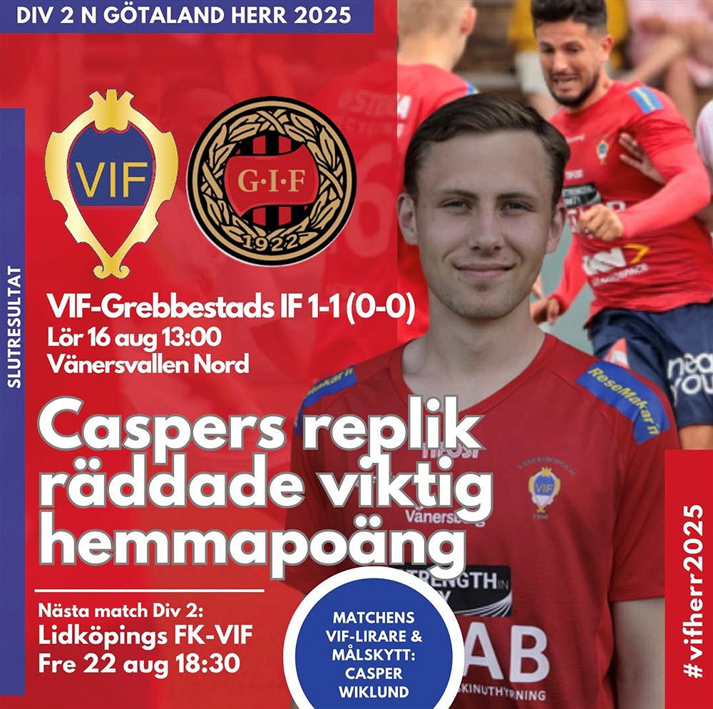 Vänersborgs IF - Grebbestads IF
