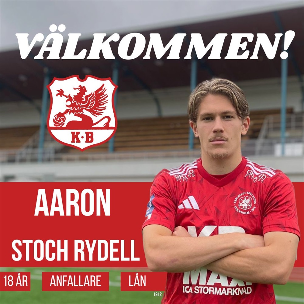 Stoch Rydell lånas in från AIK: "KB är mitt hem" / Karlbergs BK