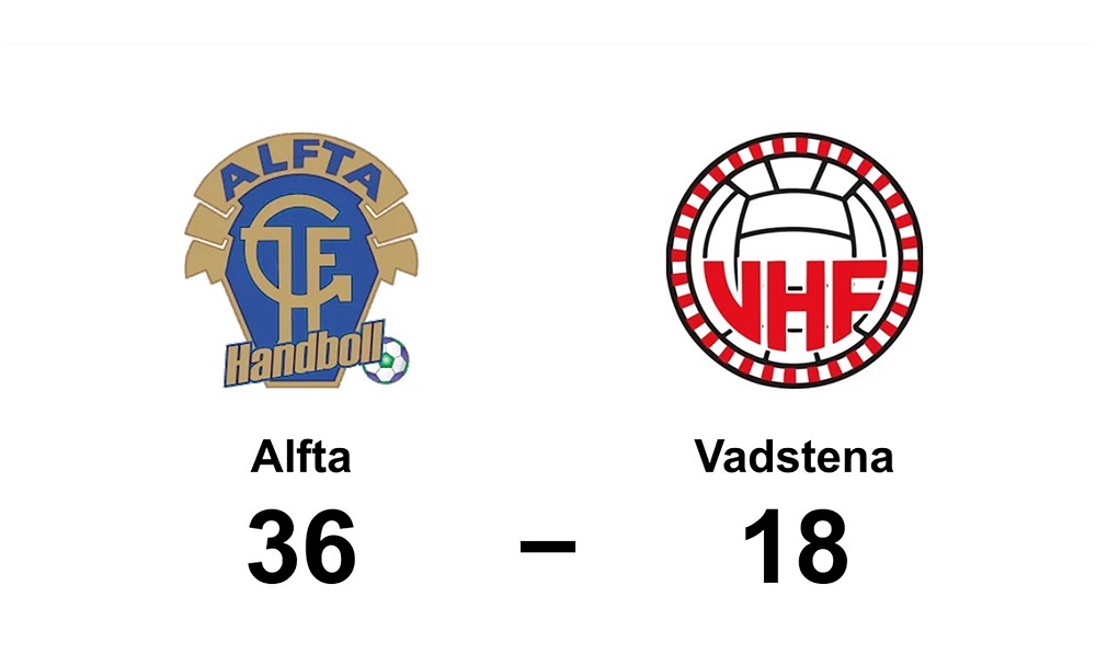 Alfta GIF Handboll - Vadstena HF