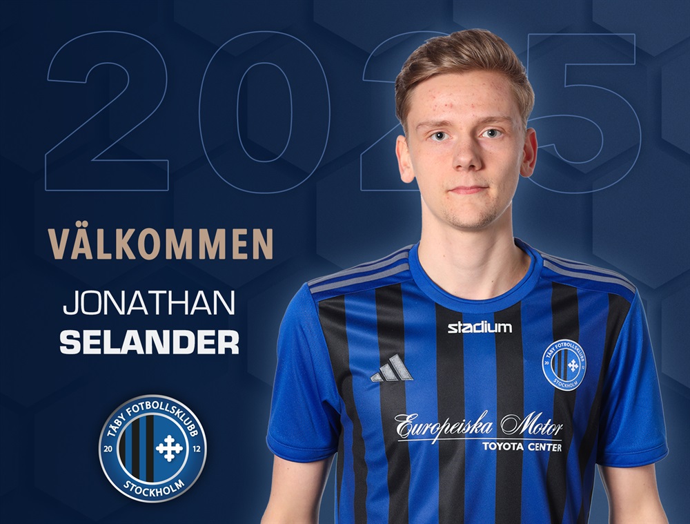 Välkommen Jonathan Selander / Täby FK - Herr