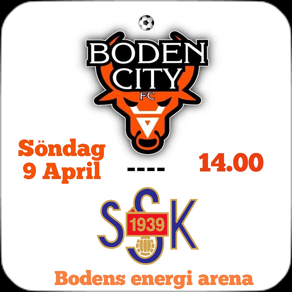 Äntligen seriepremiär! / Boden City FC - A-laget