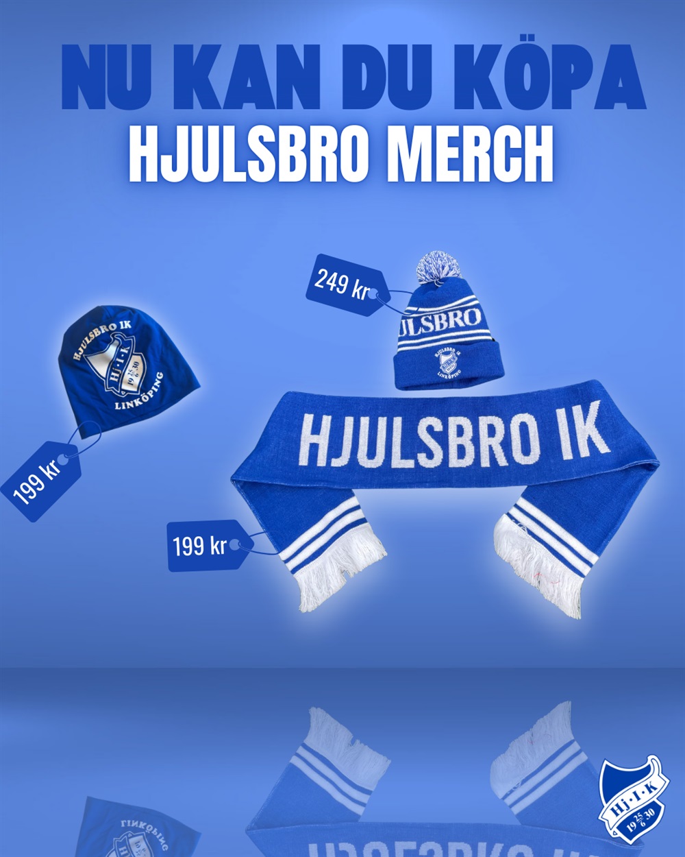 Nu kan du köpa Hjulsbro Merchandise! / Hjulsbro IK