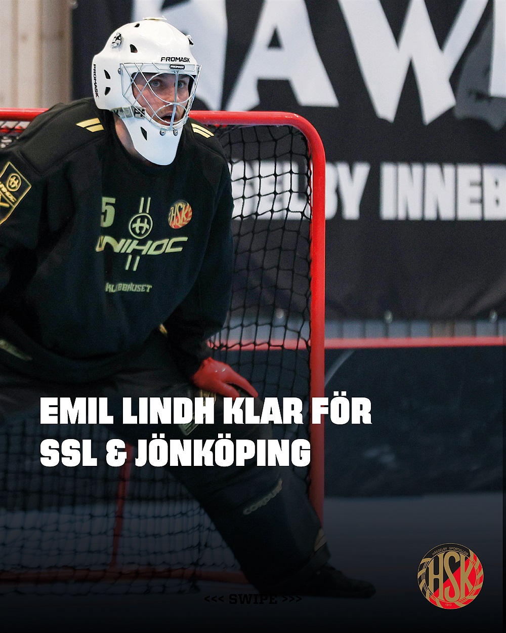 Hässelbys Emil Lindh klar för SSL och Jönköping / Hässelby SK IBK