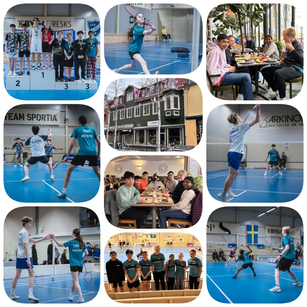 I helgen spelades Victor SM U15 i Umeå och SM U17 i Trollhättan 22-24 mars / BMK Komet