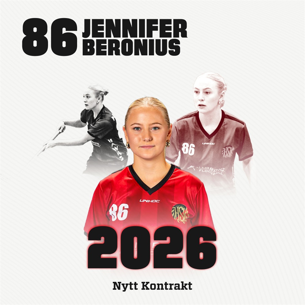Jennifer Beronius skriver nytt tvåårskontrakt! / Hässelby SK IBK - Dam A - Division 1