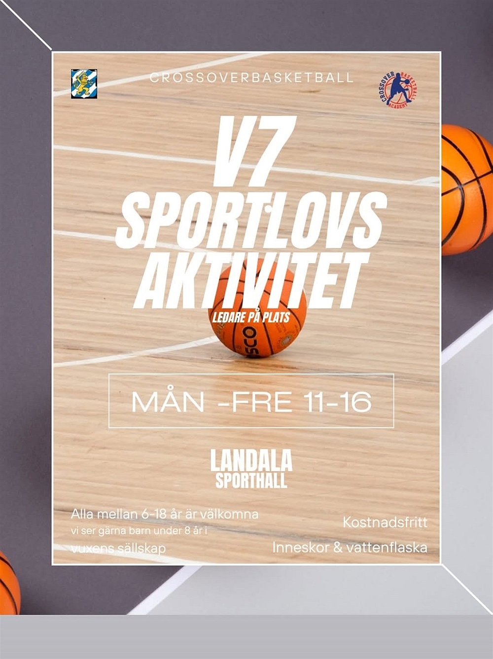 Sportlovsaktivitet / Crossover Basketball Academy Club