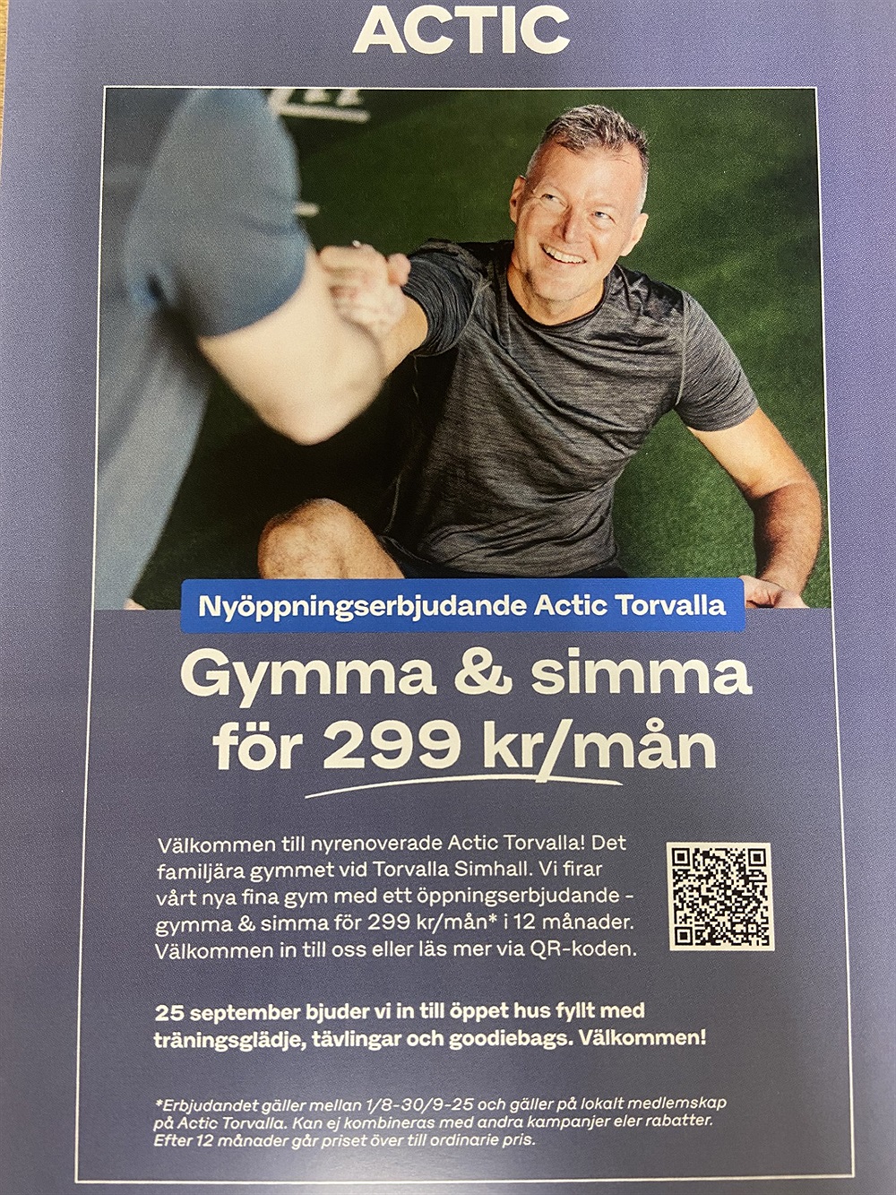 Öppethus ACTIC GYM Torvalla Simhall. / Haninge Anchors HC