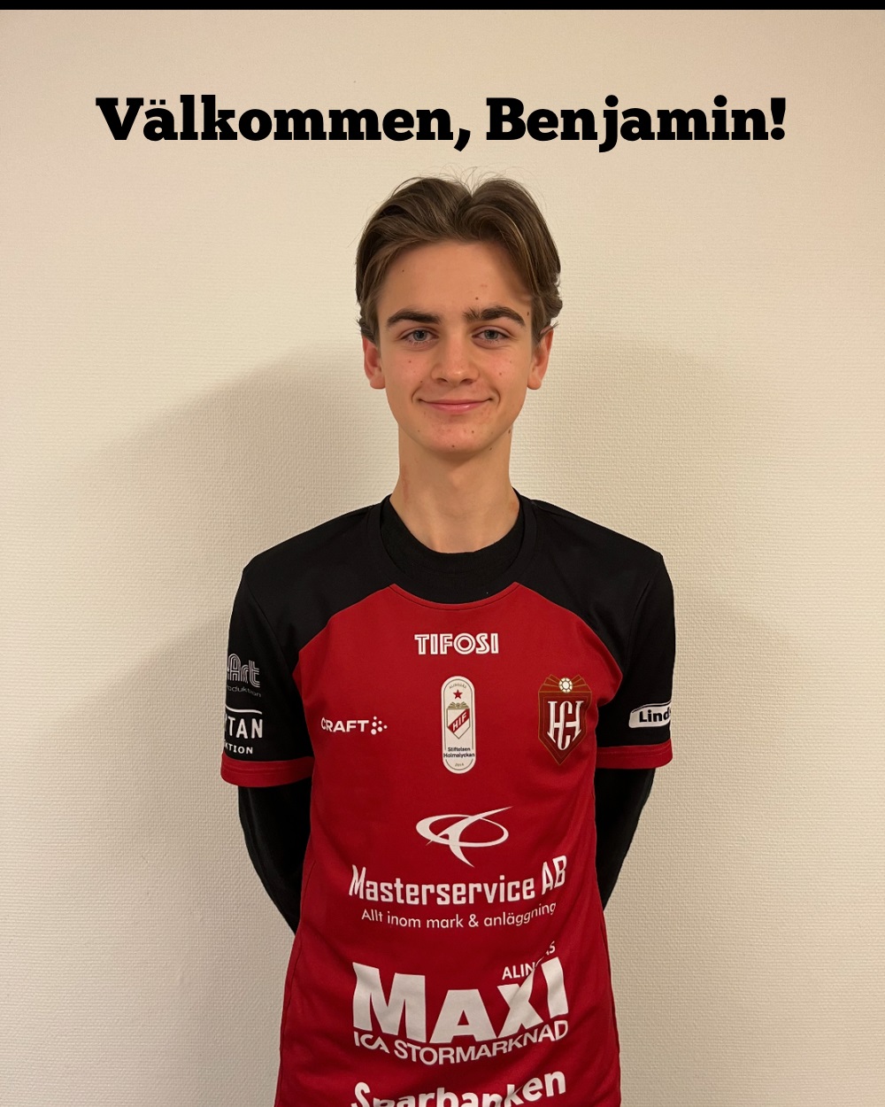 Välkommen, Benjamin Hagman! / Holmalund City FF Alingsås - Herr
