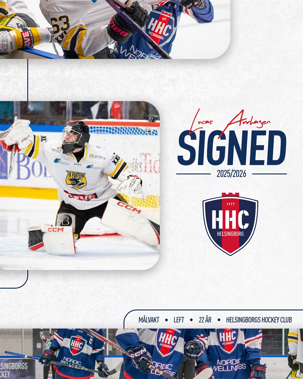 Lucas Arrhagen till HHC! / Helsingborgs HC - A-lag - Hockeytvåan