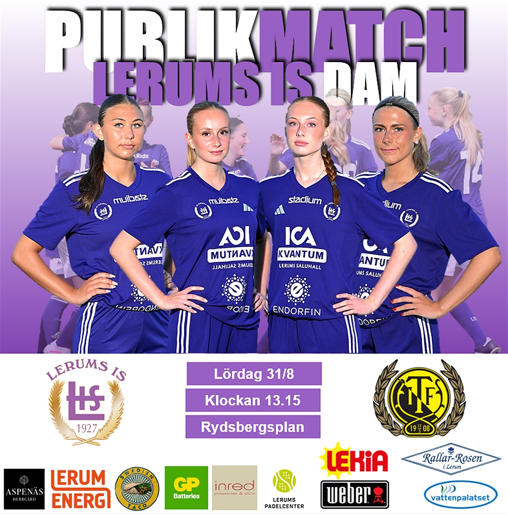 Publikfest på lördag! / Lerums IS