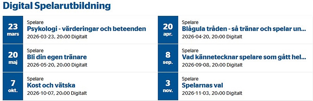 Norrbottens FF erbjuder gratis digital spelarutbildning under 2026 ...